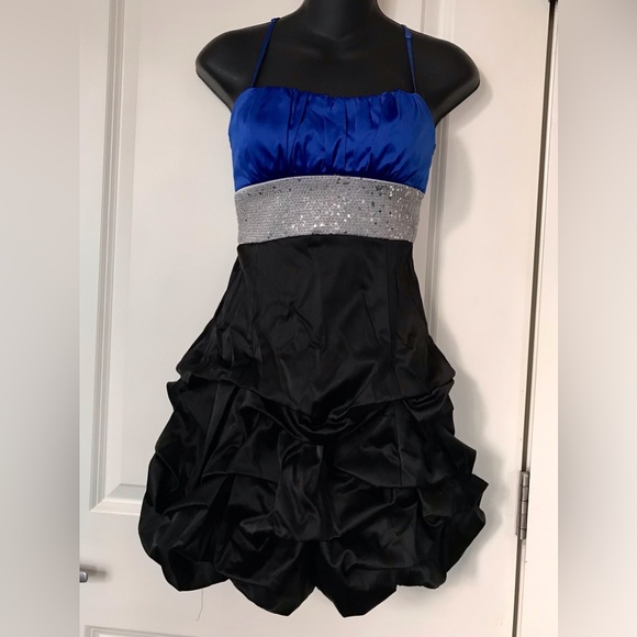 Ruby Rox | Dresses | Pre Y2k 9s Ruby Rox Royal Blue And Silver Black ...